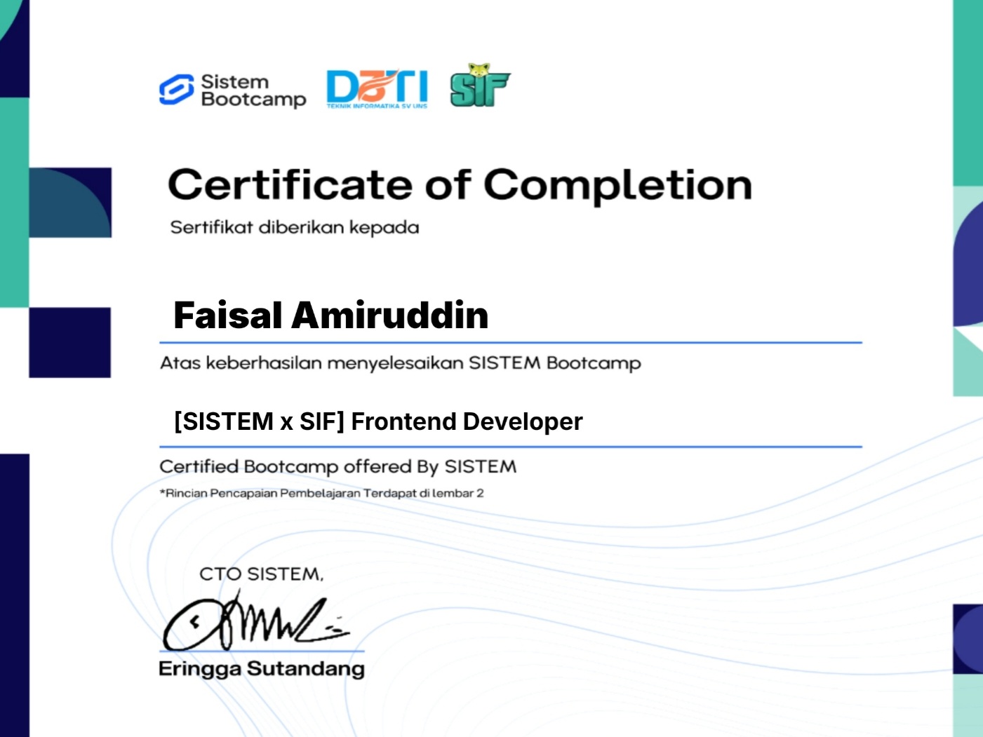 Faisal Amiruddin - Informatics Engineering Student at Sebelas Maret ...